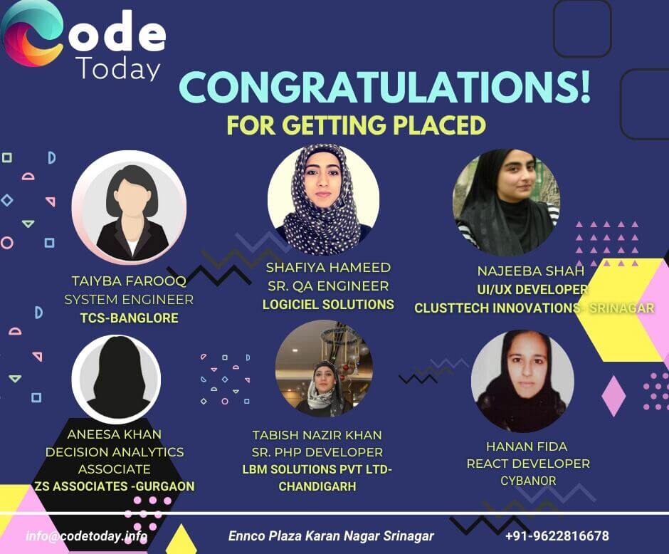 Code Today - Learn Coding at Kashmir's Best Coding Institute | Leading Coding Center in Srinagar ...