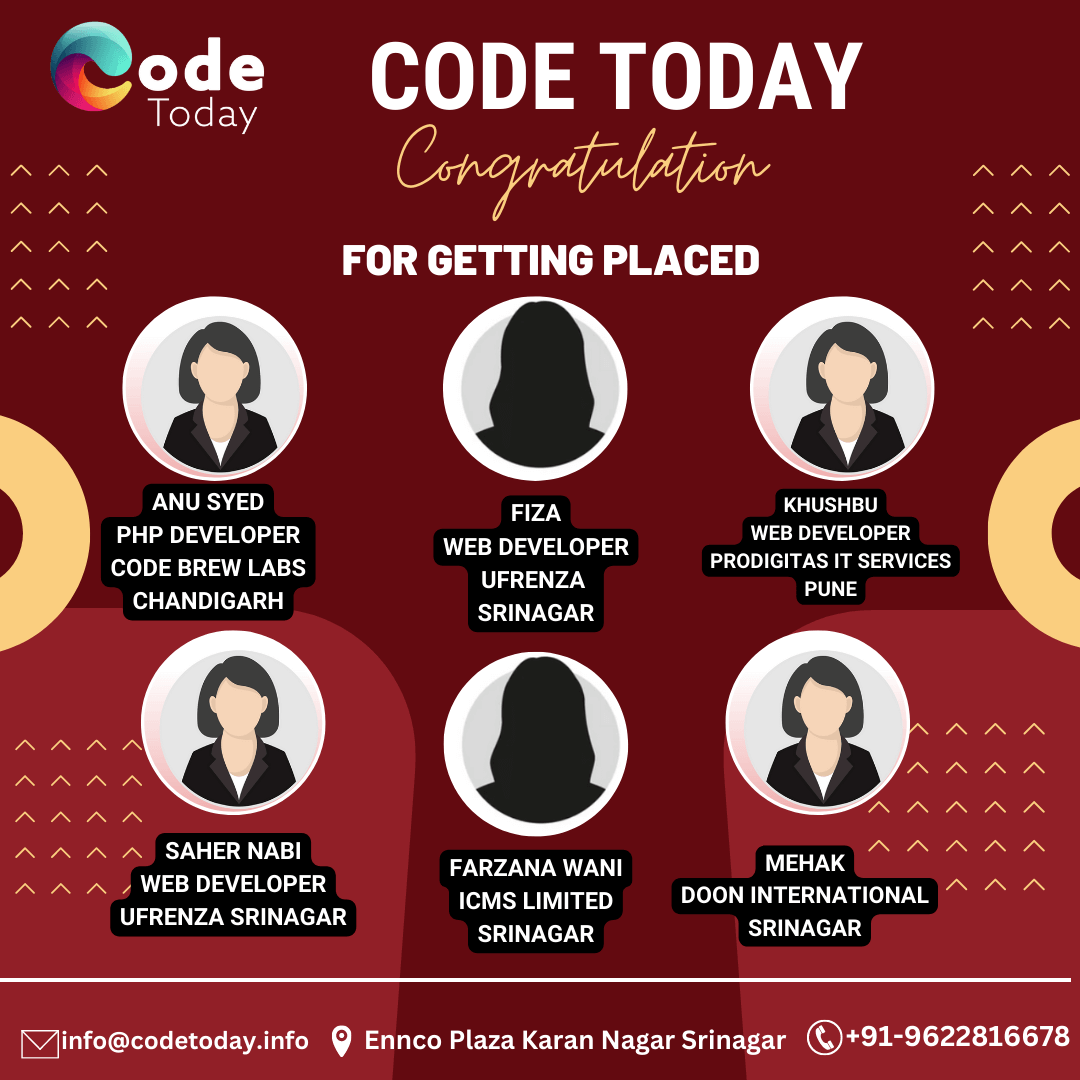 Code Today - Learn Coding at Kashmir's Best Coding Institute | Leading Coding Center in Srinagar ...