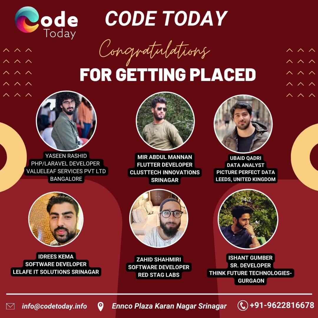 Code Today - Learn Coding at Kashmir's Best Coding Institute | Leading Coding Center in Srinagar ...