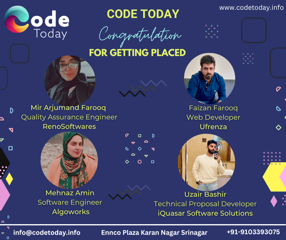 Code Today - Learn Coding at Kashmir's Best Coding Institute | Leading Coding Center in Srinagar ...