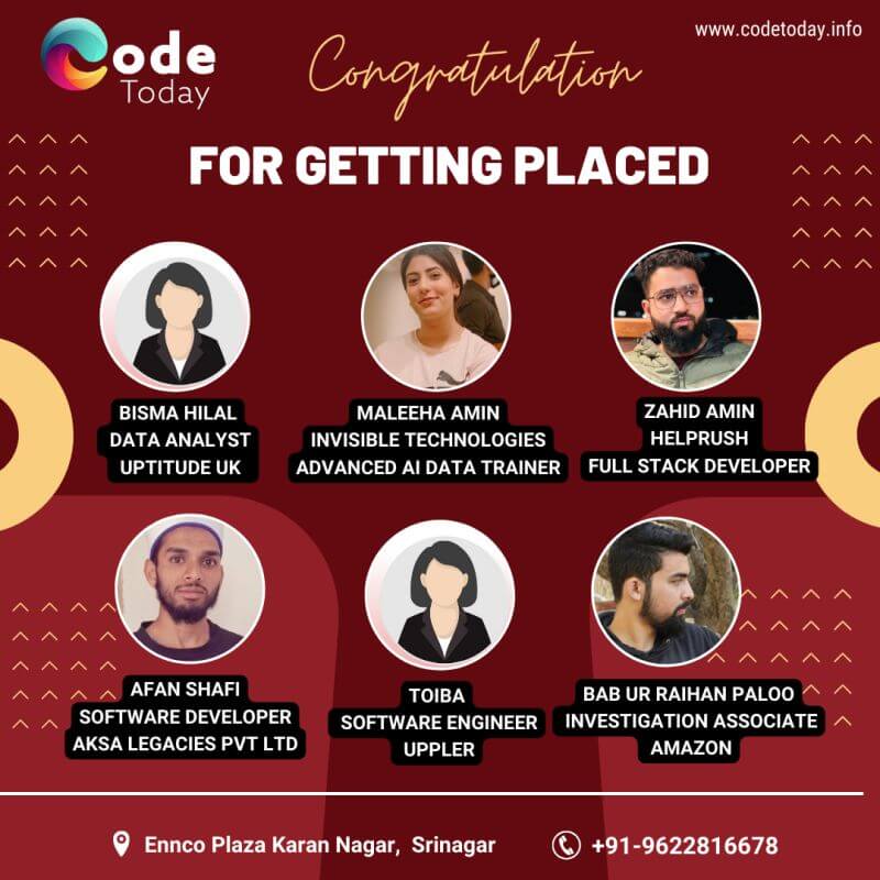Code Today - Learn Coding at Kashmir's Best Coding Institute | Leading Coding Center in Srinagar ...